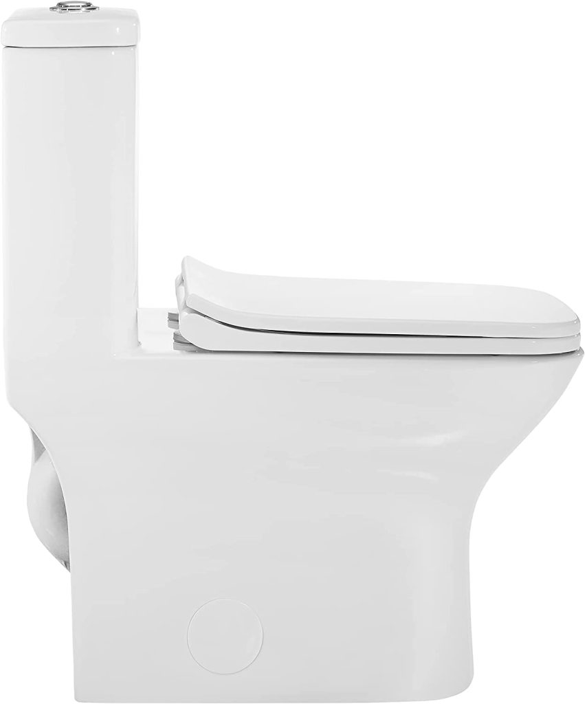 Glossy White One Piece Touchless Toilet | toilet manufacturers